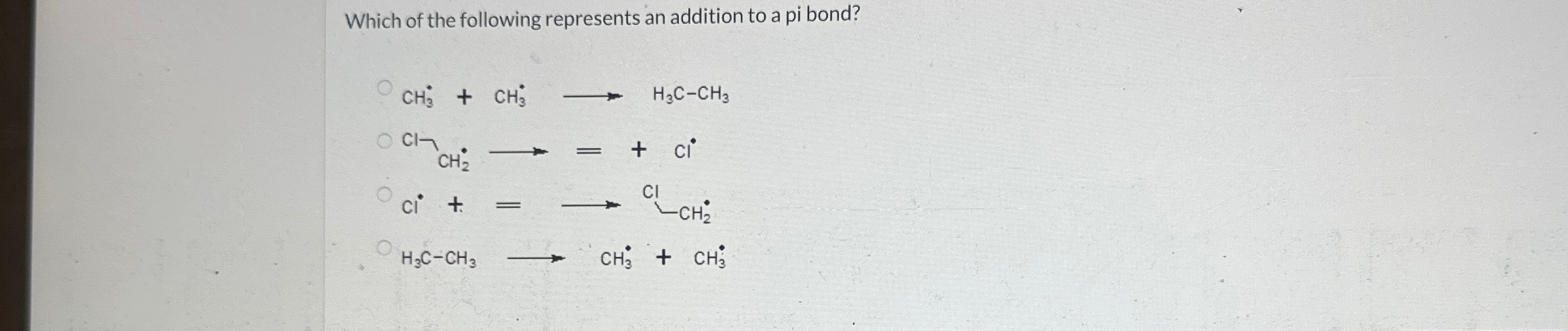 Solved Which of the following represents an addition to a pi | Chegg.com