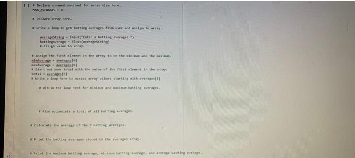 Solved In This Lab You Complete A Partially Prewritten 
