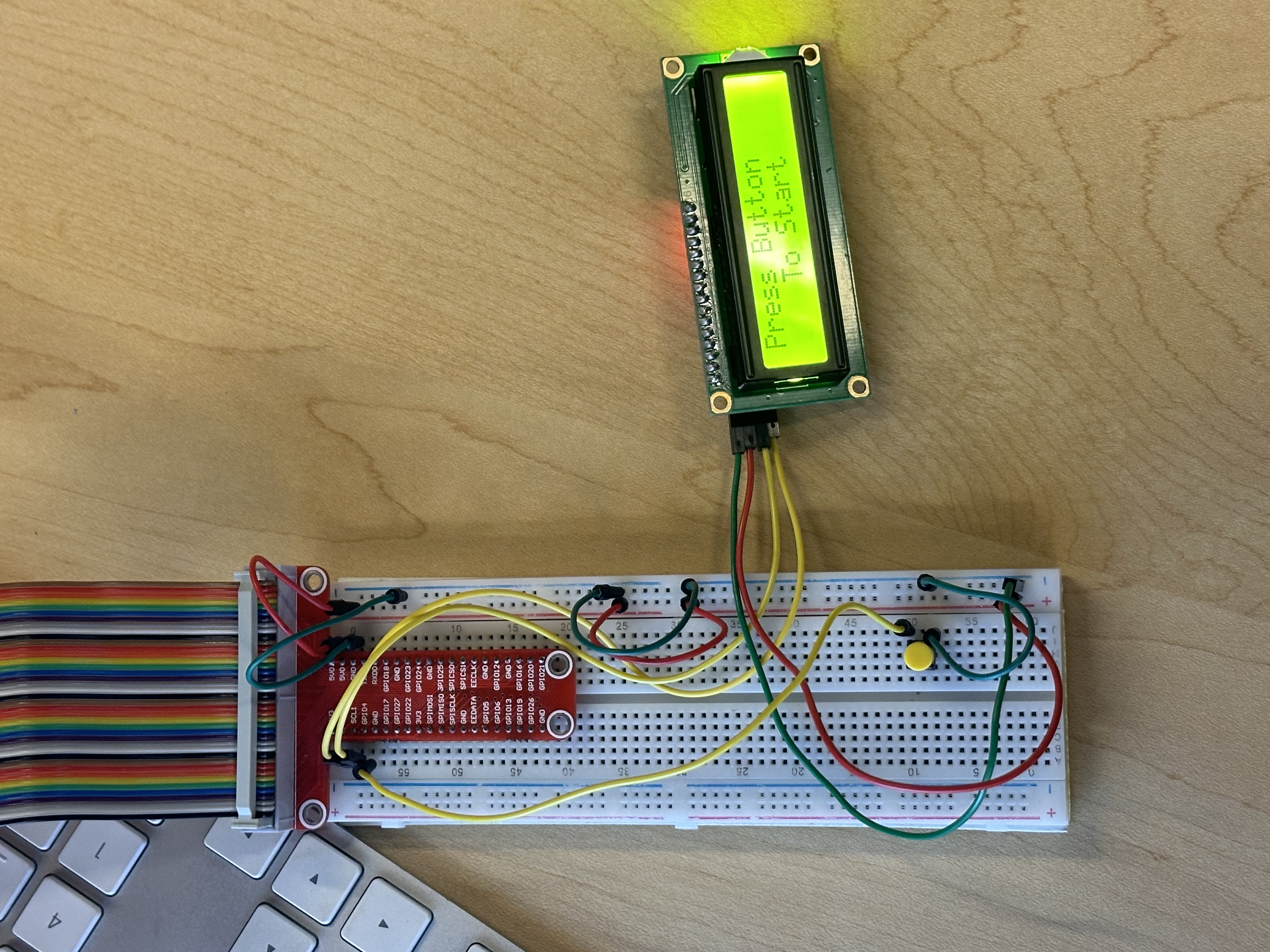 Solved Explain the wiring we're experimenting with LCD | Chegg.com