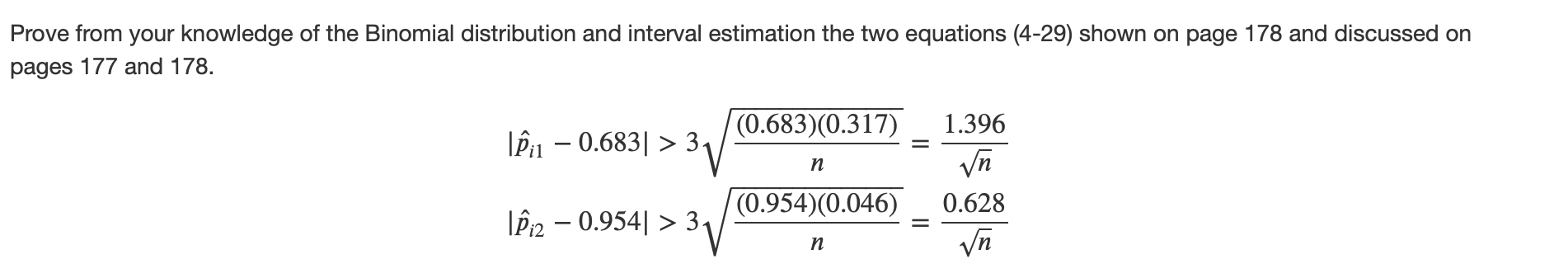 Solved Prove from your knowledge of ﻿the Binomial | Chegg.com