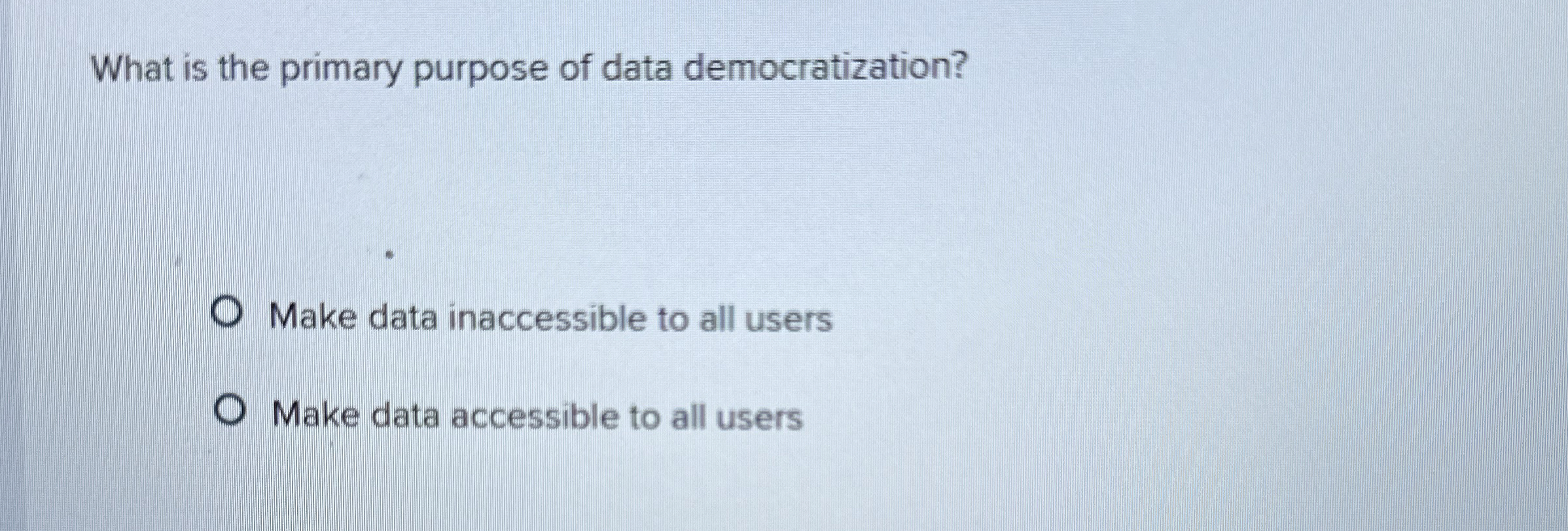 Solved What is the primary purpose of data | Chegg.com