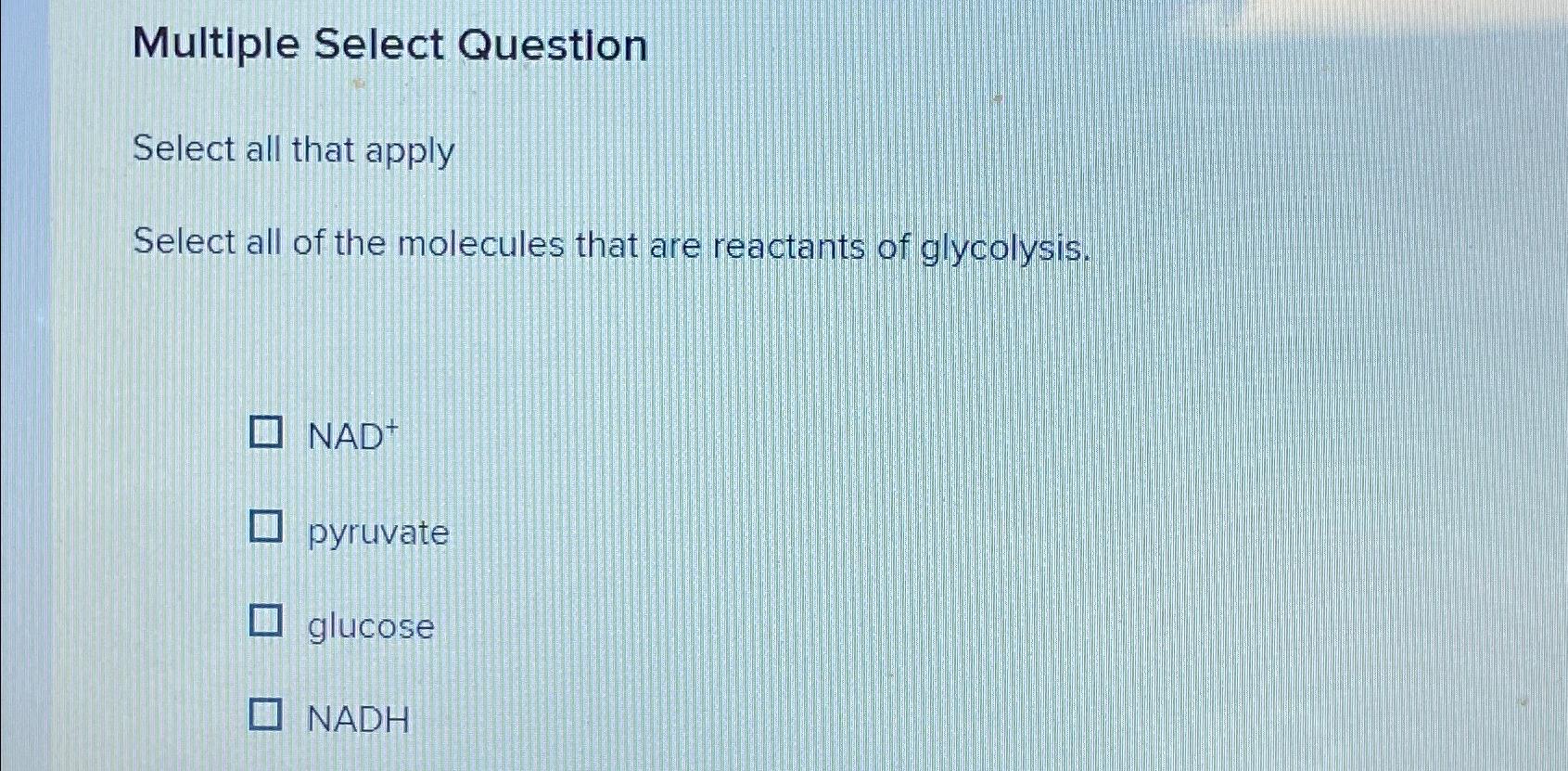 Solved Multiple Select QuestionSelect all that applySelect | Chegg.com Solved Multiple Select QuestionSelect all that applySelect | Chegg.com
