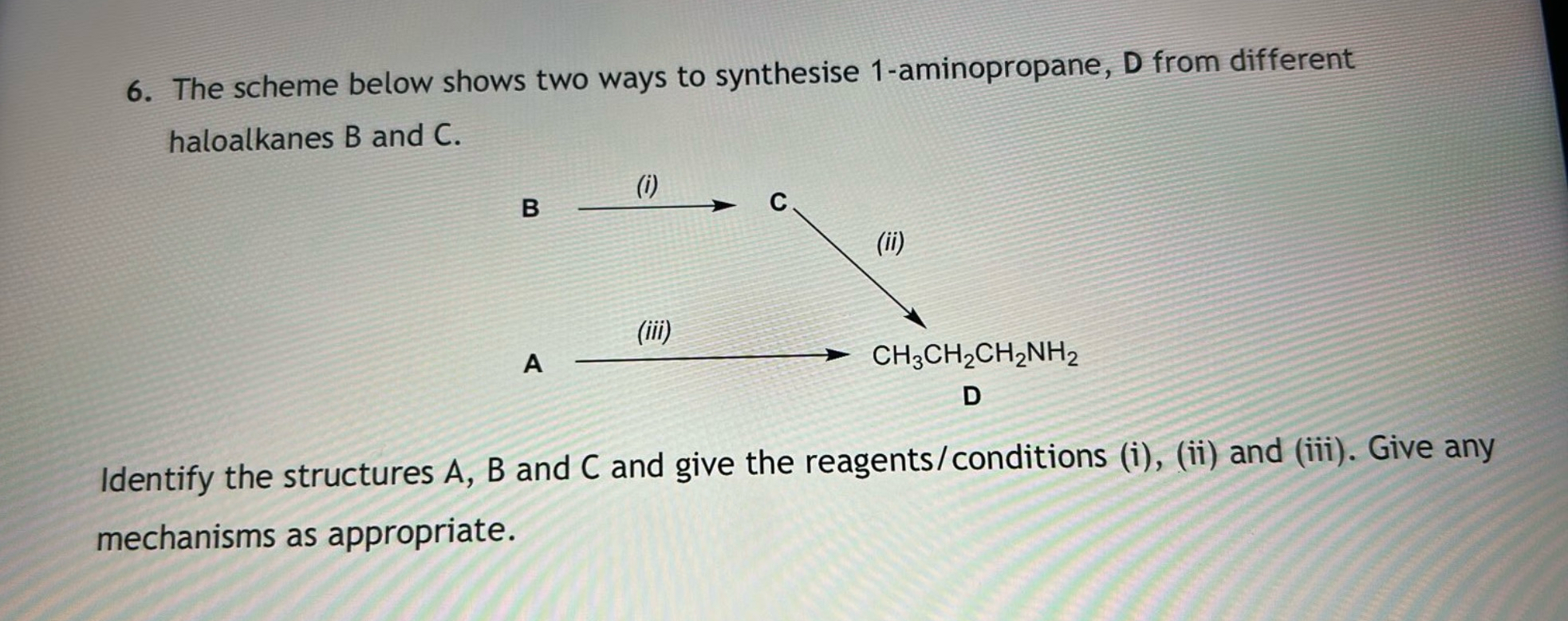 Solved The scheme below shows two ways to synthesise | Chegg.com