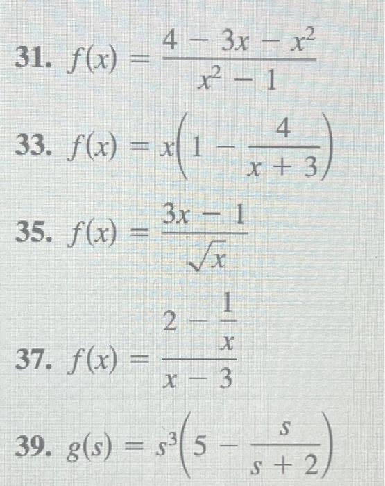 Solved Finding a Derivative In Exercises 31-42, find the | Chegg.com