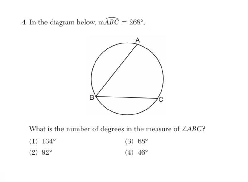 Solved In the diagram below, \( \mathrm{m} \overparen{A B | Chegg.com