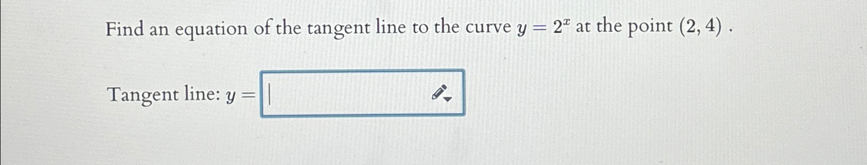 Solved Find an equation of the tangent line to the curve | Chegg.com