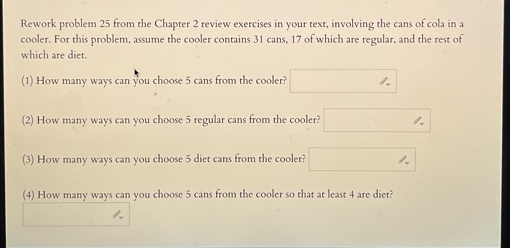 Solved Rework problem 25 ﻿from the Chapter 2 ﻿review | Chegg.com