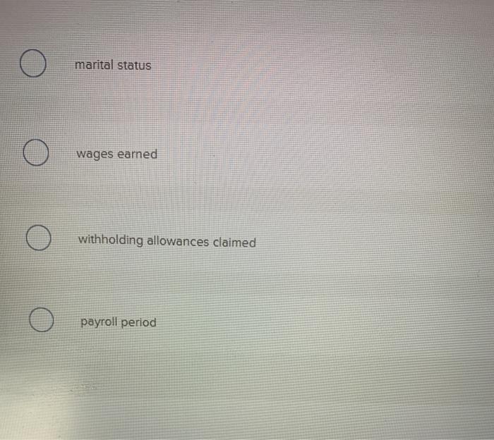 Solved Each wage-bracket table in Publication 15, Circular E | Chegg.com