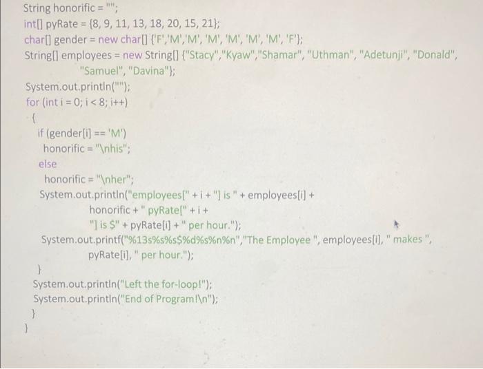Solved using jgrasp, fix the following code so that it can | Chegg.com