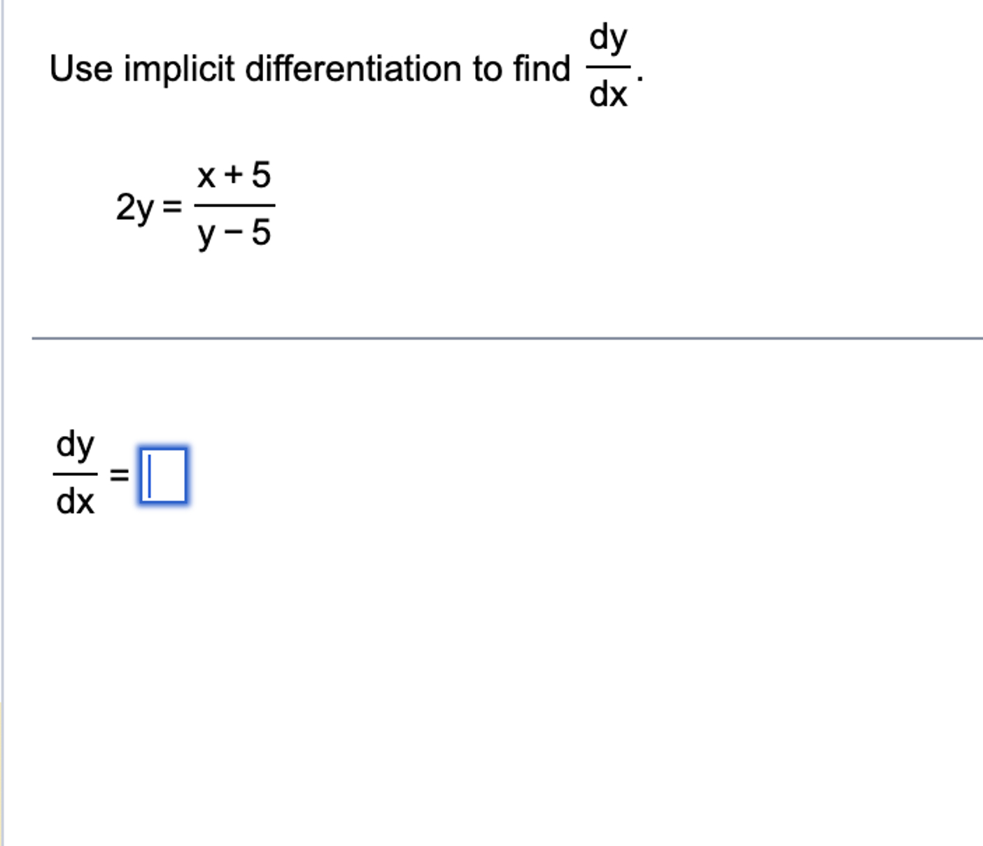 Solved Use implicit differentiation to find | Chegg.com