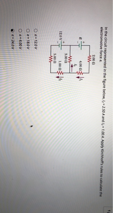 Solved In the circuit represented in the figure below, 12 | Chegg.com