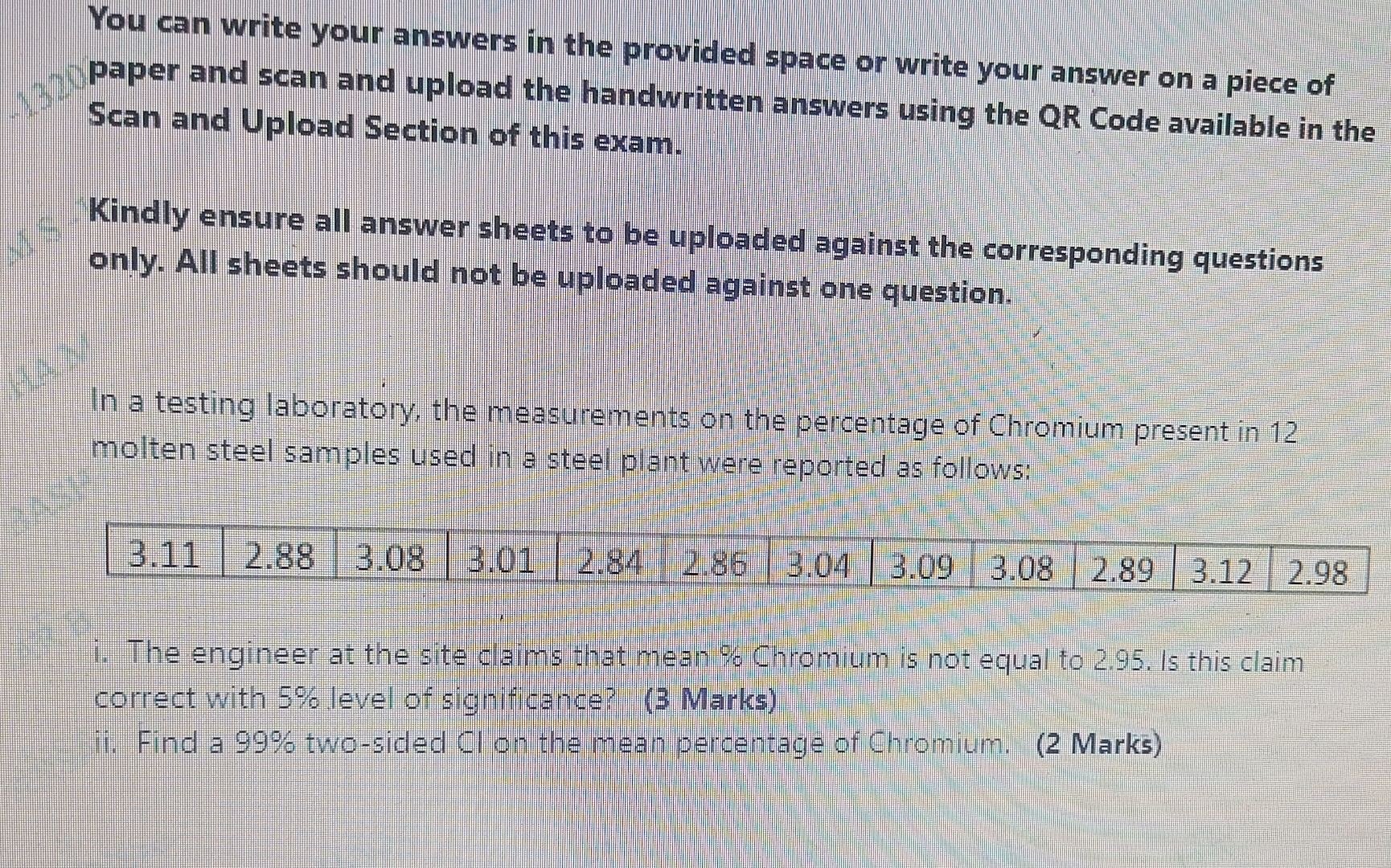 Solved You can write your answers in the provided space or | Chegg.com