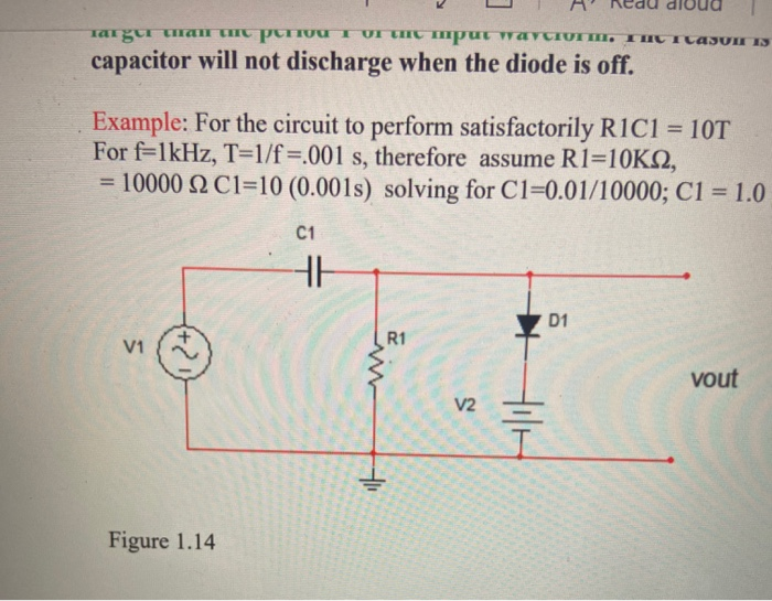 Solved 4.4) Pre lab The diode clamper For the circuit shown | Chegg.com