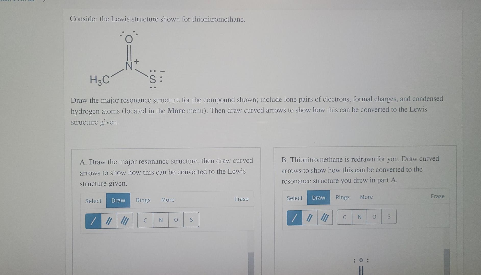 Solved Consider the Lewis structure shown for | Chegg.com