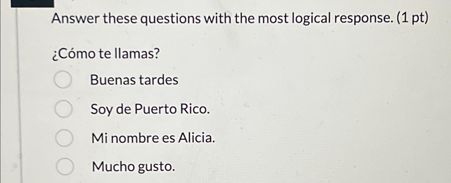 Solved Answer these questions with the most logical | Chegg.com