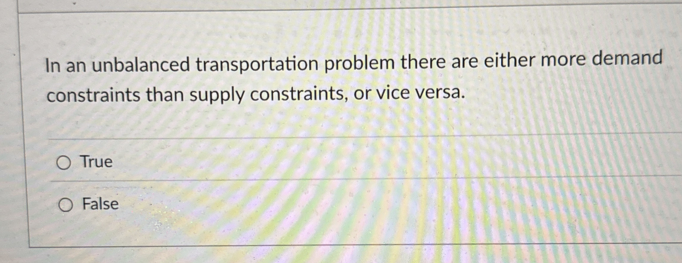 Solved In an unbalanced transportation problem there are | Chegg.com