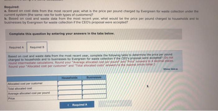 Solved Problem 2-71 (Algo) Cost Allocation and Regulated | Chegg.com