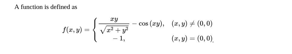Solved A function is defined as | Chegg.com