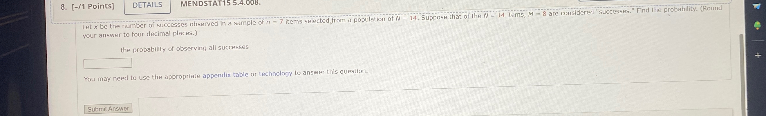 Solved Consider a binomial random variable with n=7 ﻿and | Chegg.com