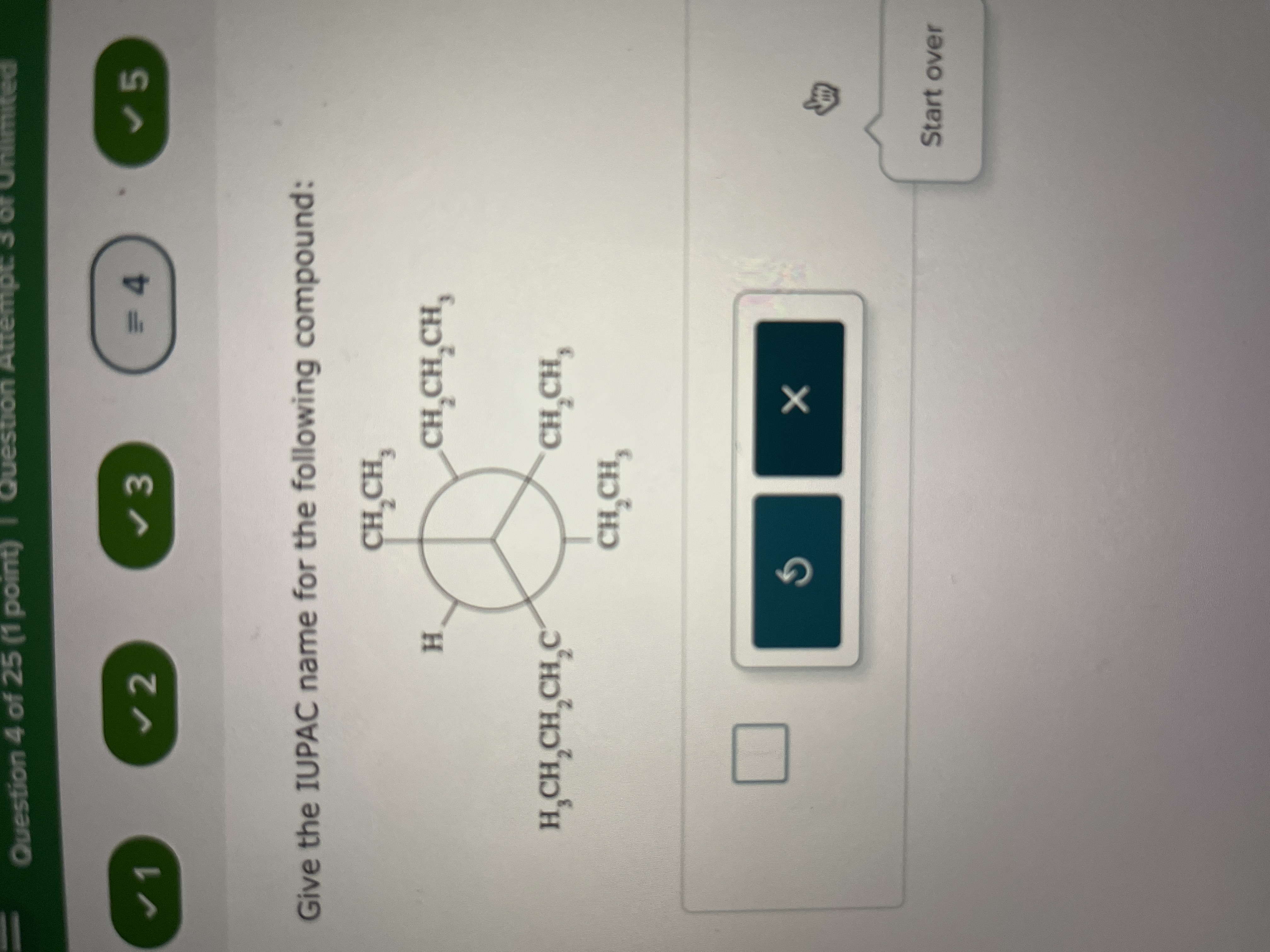 Solved Give the IUPAC name for the following compound: Write | Chegg.com