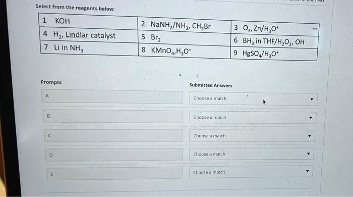 Solved Determine the reagents required for the steps below: | Chegg.com