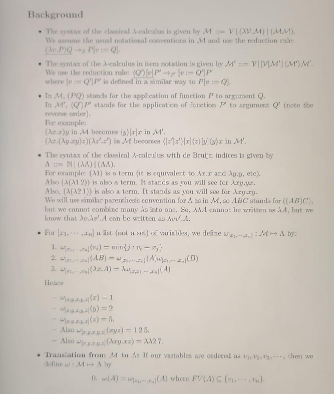 Solved - The syntax of the classical λ-calculus is given by | Chegg.com