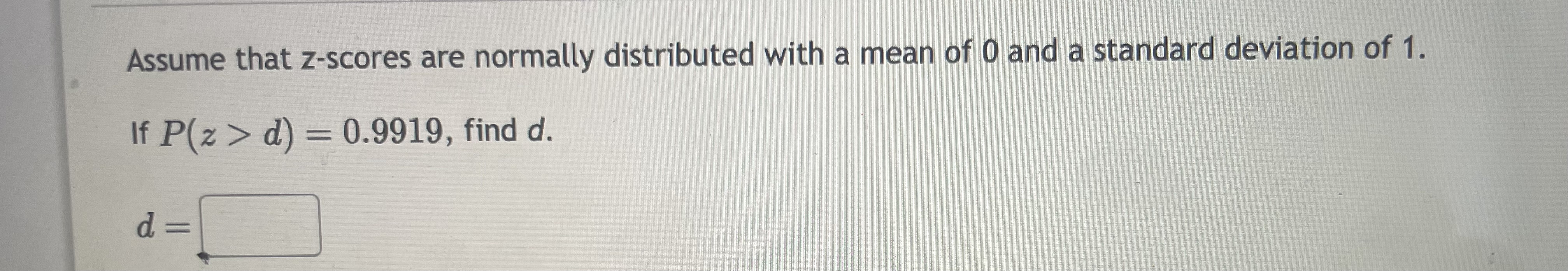 Solved Assume that z-scores are normally distributed with a | Chegg.com