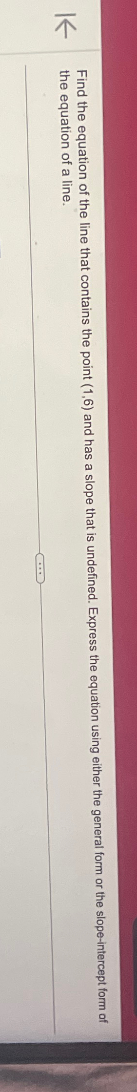 Solved Find the equation of the line that contains the point | Chegg.com