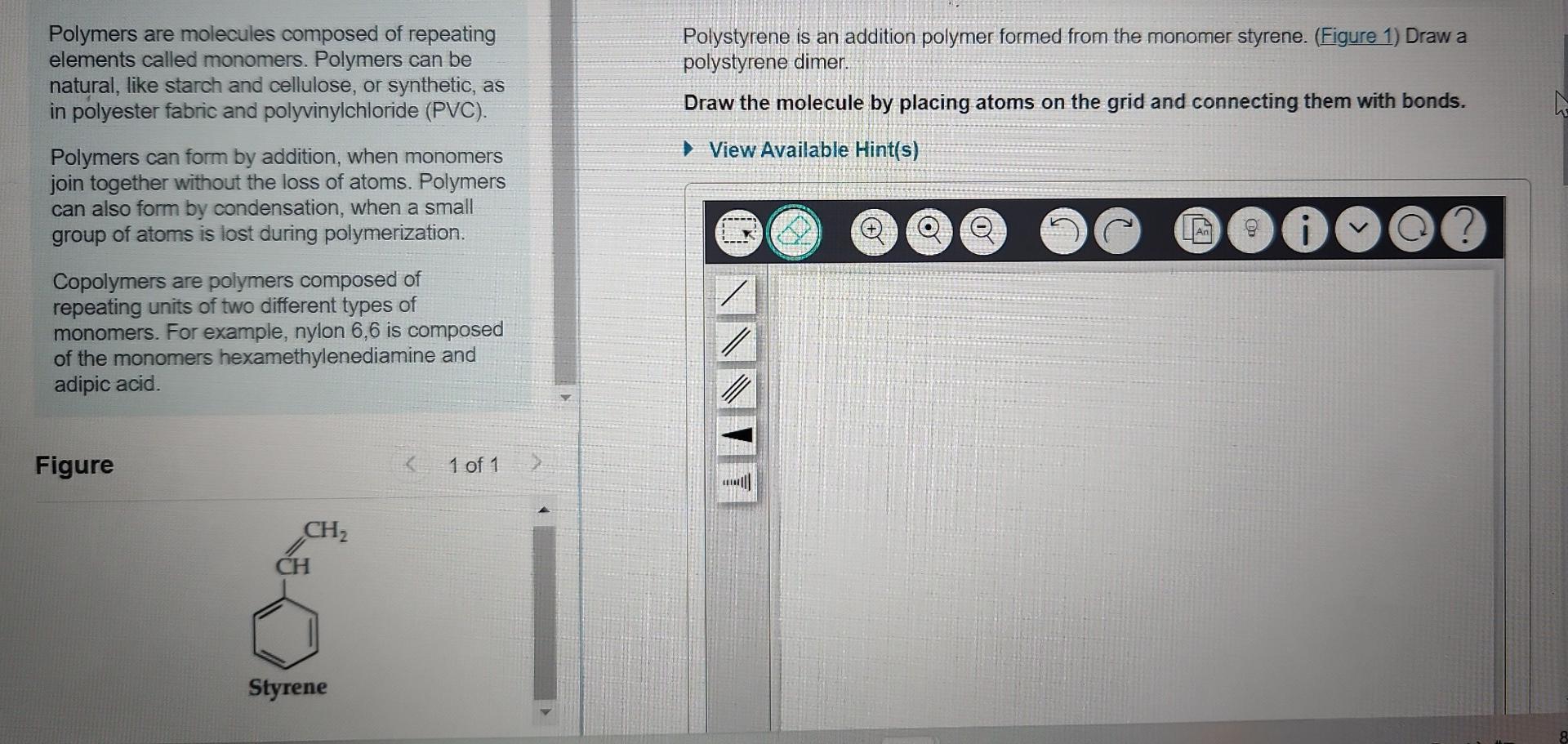 Solved Polymers are molecules composed of repeating elements | Chegg.com