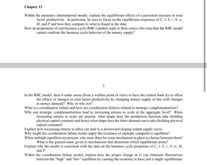 Solved Within the monetary intertemporal model, explain the | Chegg.com