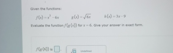 Solved Given the | Chegg.com