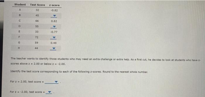 Solved 4. Transforming X values into Z-scores In preparation | Chegg.com