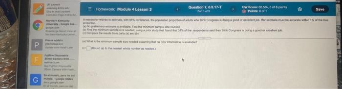 Solved Homework Module 4 Lesson 3 Question 7 6 3 17 T