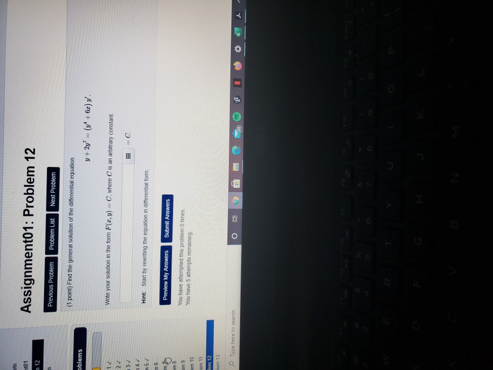 Solved els nt01 Assignment01: Problem 12 n 12 Previous | Chegg.com