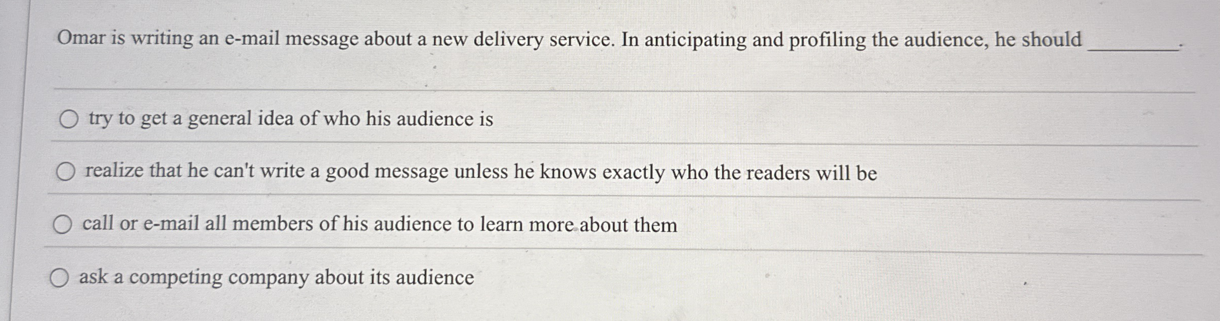 High Quality SOLUTION Omar is writing an e-mail message about a new | Chegg.com