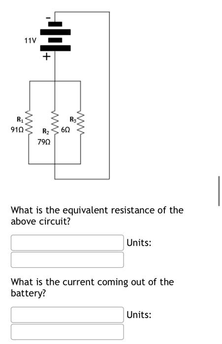 Solved What is the equivalent resistance of the above | Chegg.com