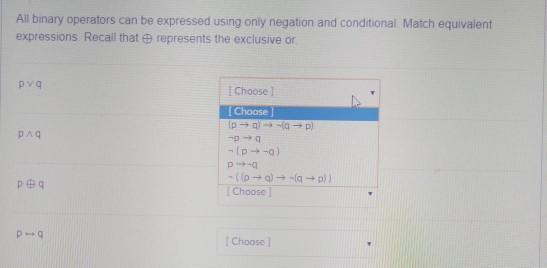 Solved All Binary Operators Can Be Expressed Using Only 3088