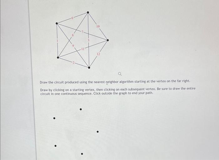 Solved Draw the circuit produced using the nearest neighbor | Chegg.com Solved Draw the circuit produced using the nearest neighbor | Chegg.com