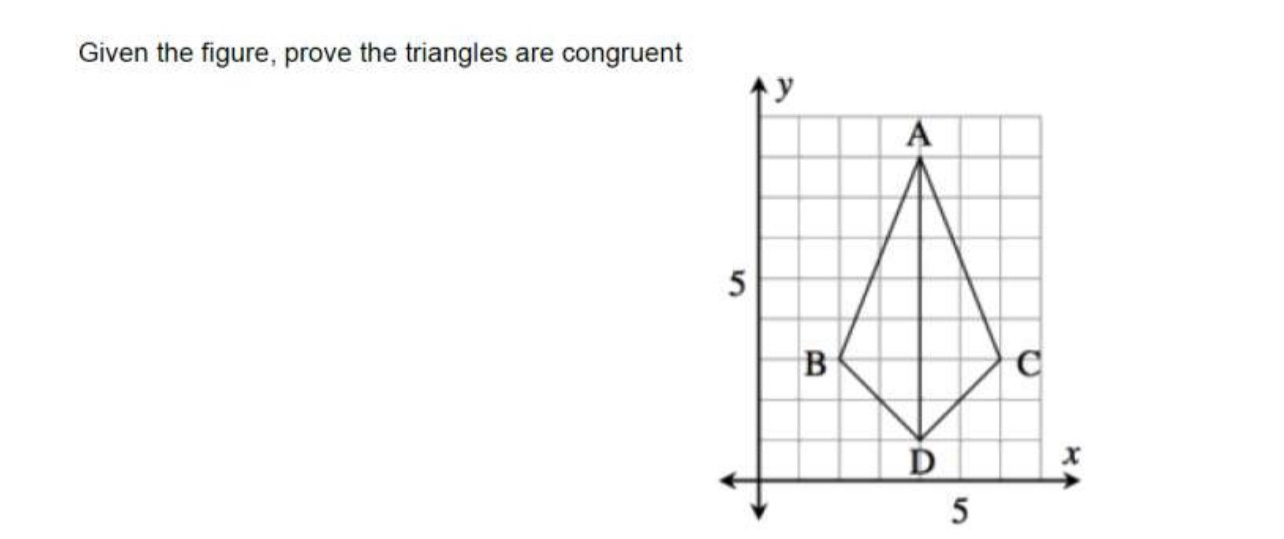 Solved Given the figure, prove the triangles are congruent | Chegg.com