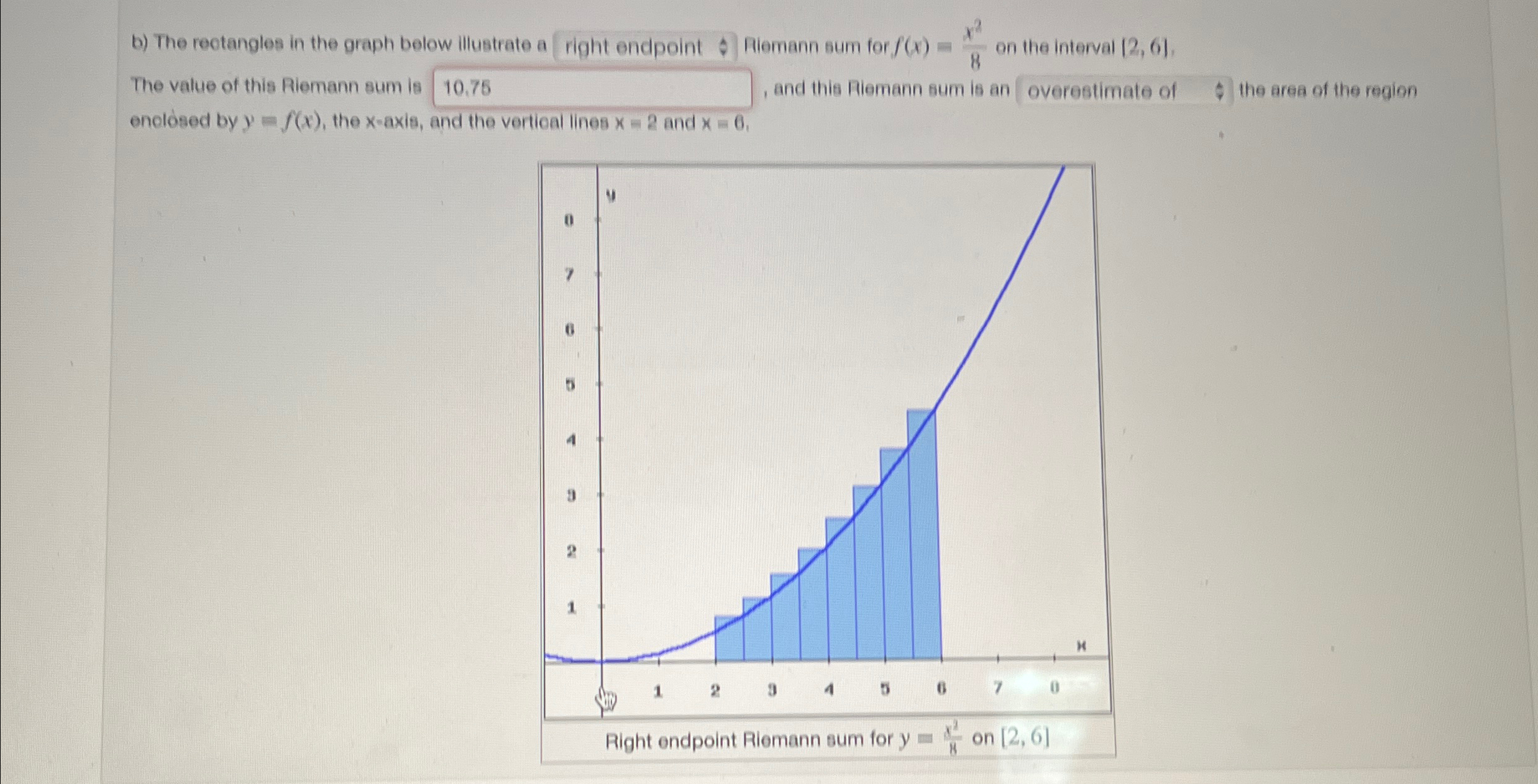 Solved b) ﻿The rectangles in the graph below illustrate a | Chegg.com