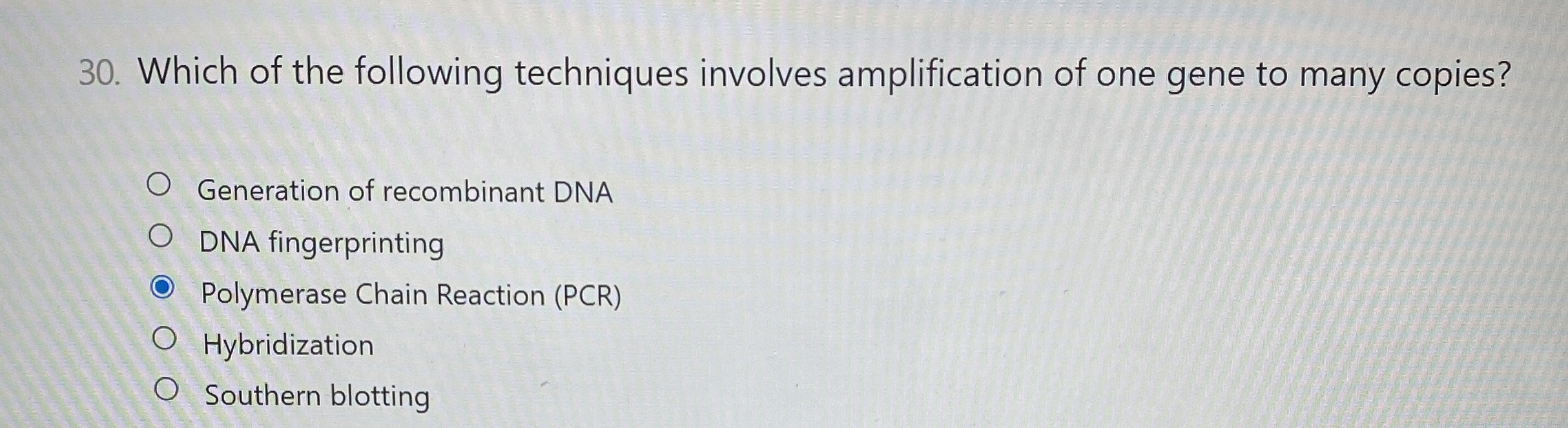 Solved Which of the following techniques involves | Chegg.com