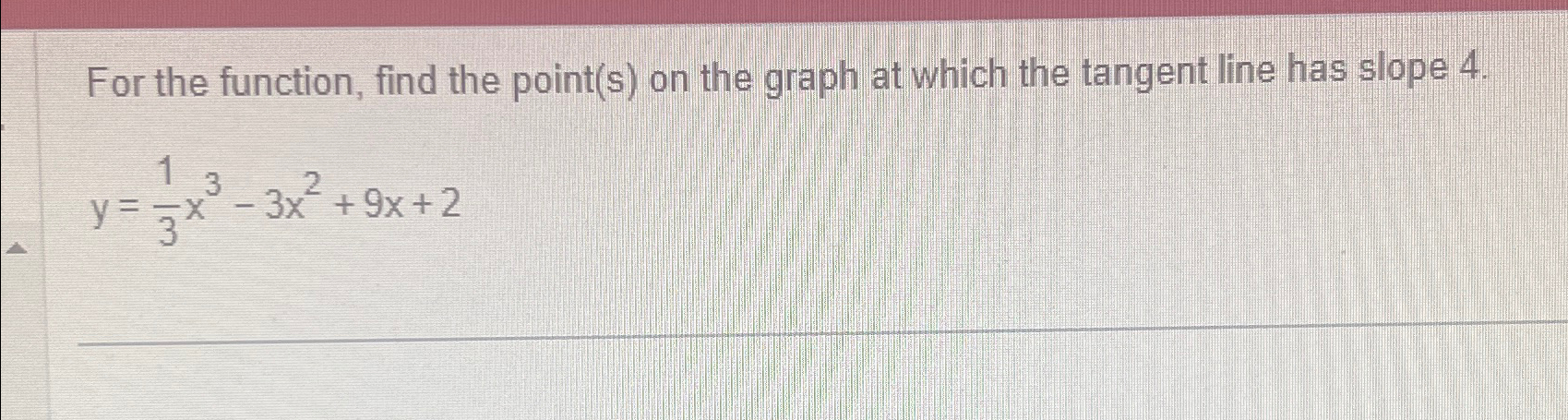 Solved For the function, find the point(s) ﻿on the graph at | Chegg.com