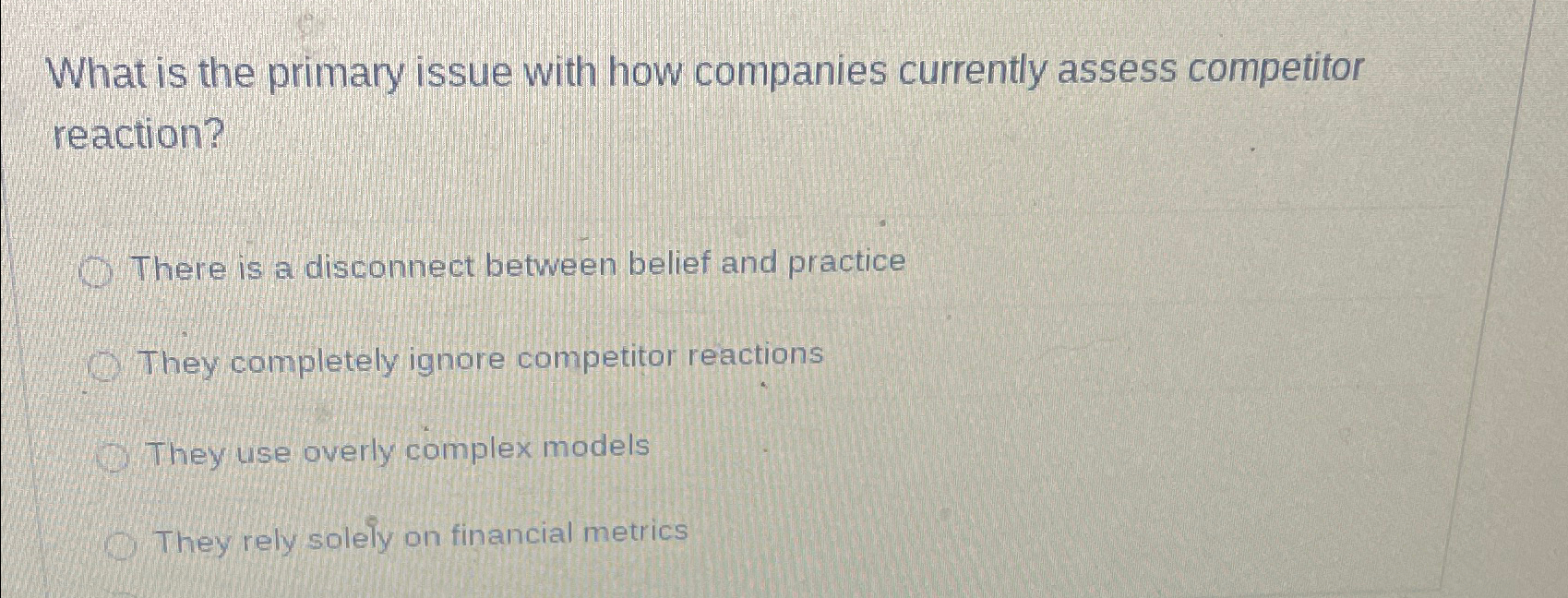 Solved What is the primary issue with how companies | Chegg.com