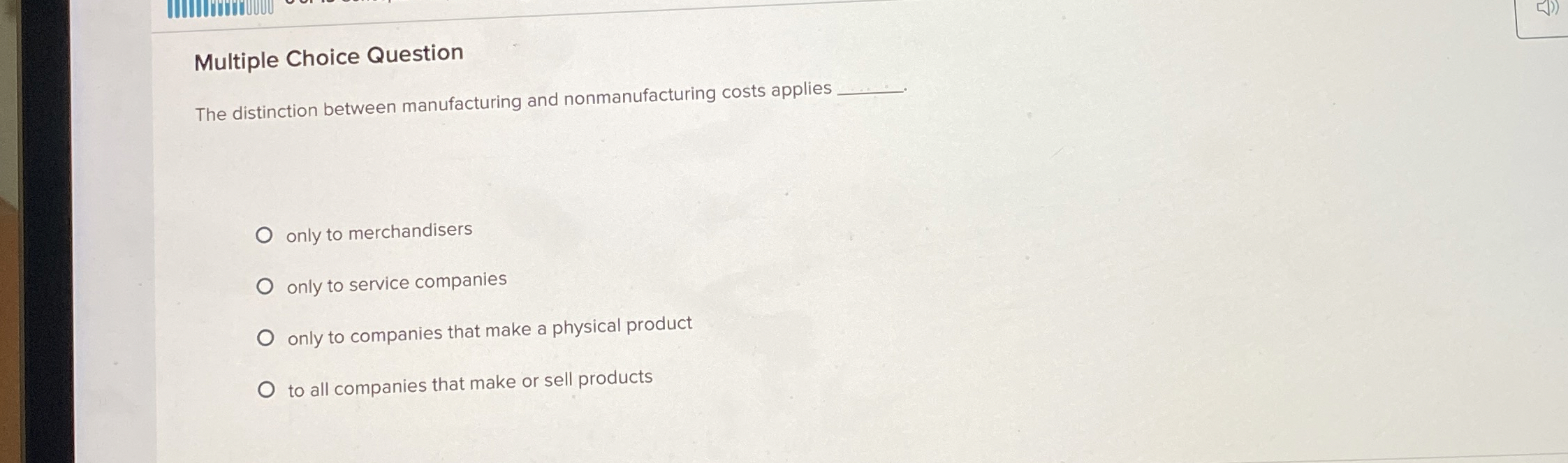 Solved Multiple Choice QuestionThe distinction between | Chegg.com