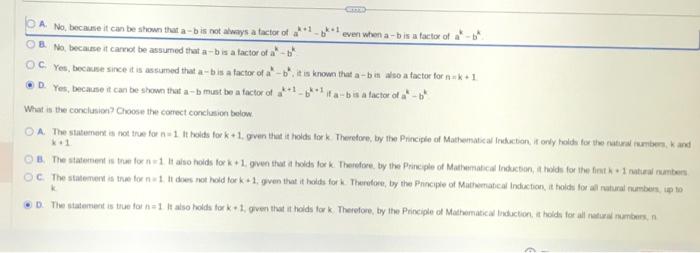 Solved Prove the following statement. Does condition I of | Chegg.com