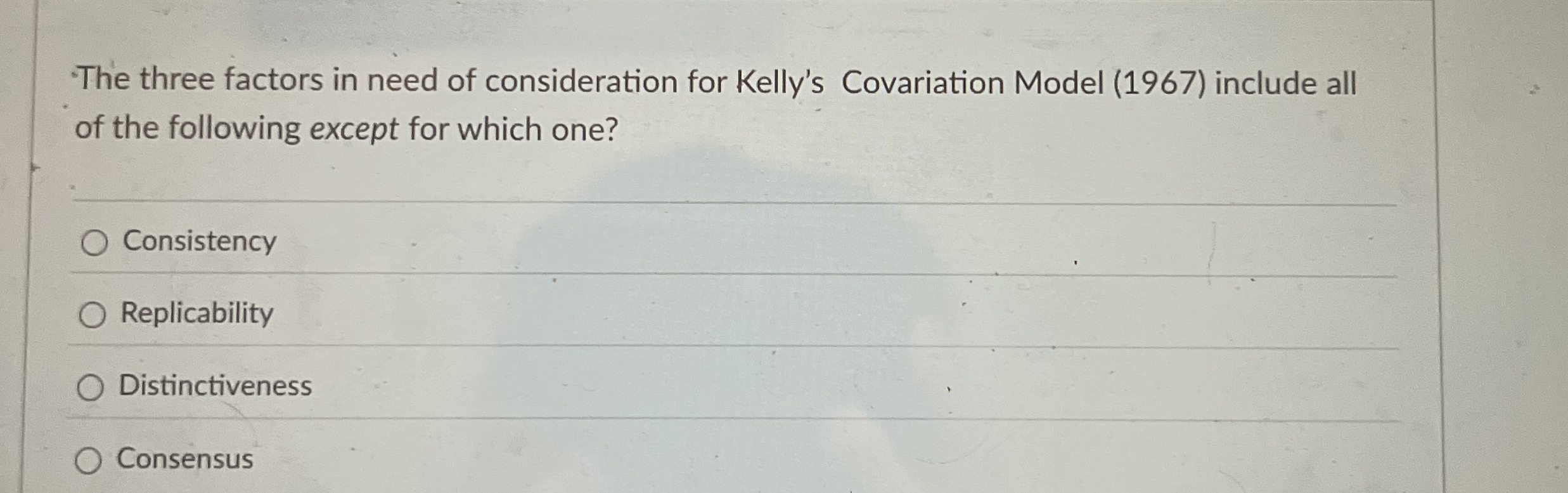 Solved -The three factors in need of consideration for | Chegg.com