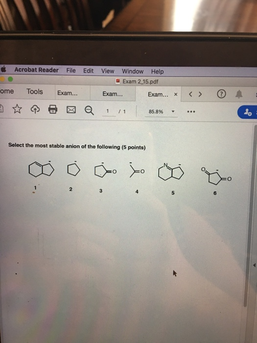 Solved Acrobat Reader File Edit View Window Help Exam | Chegg.com