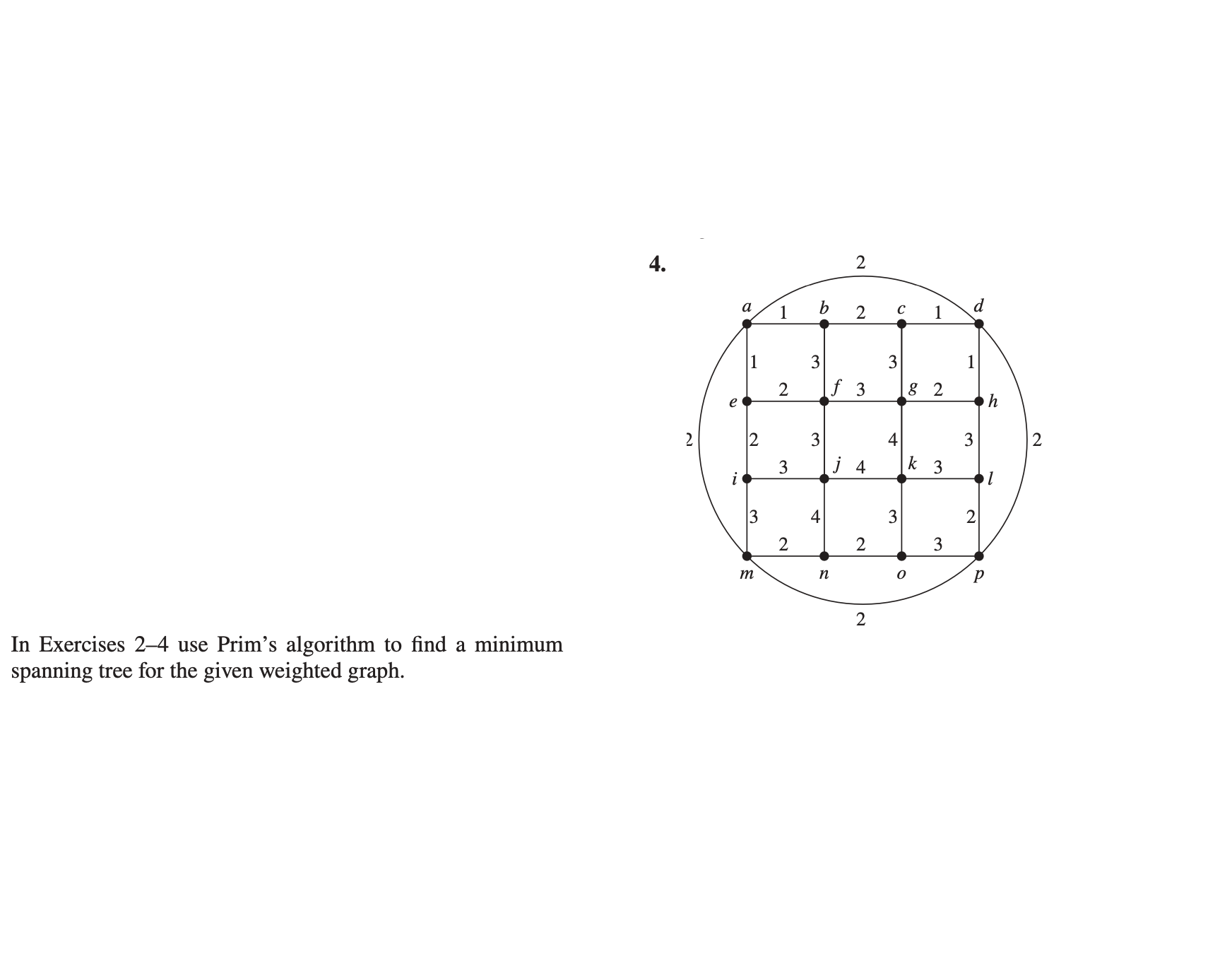 Solved Discrete Structures #4 (page 839); spanning tree | Chegg.com