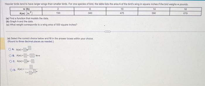 Solved (a) Find a function that models the data. (b) Graph A | Chegg.com