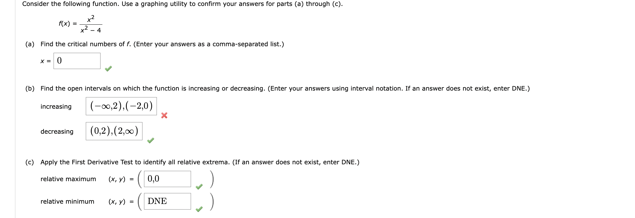 Solved Consider the following function. Use a graphing | Chegg.com